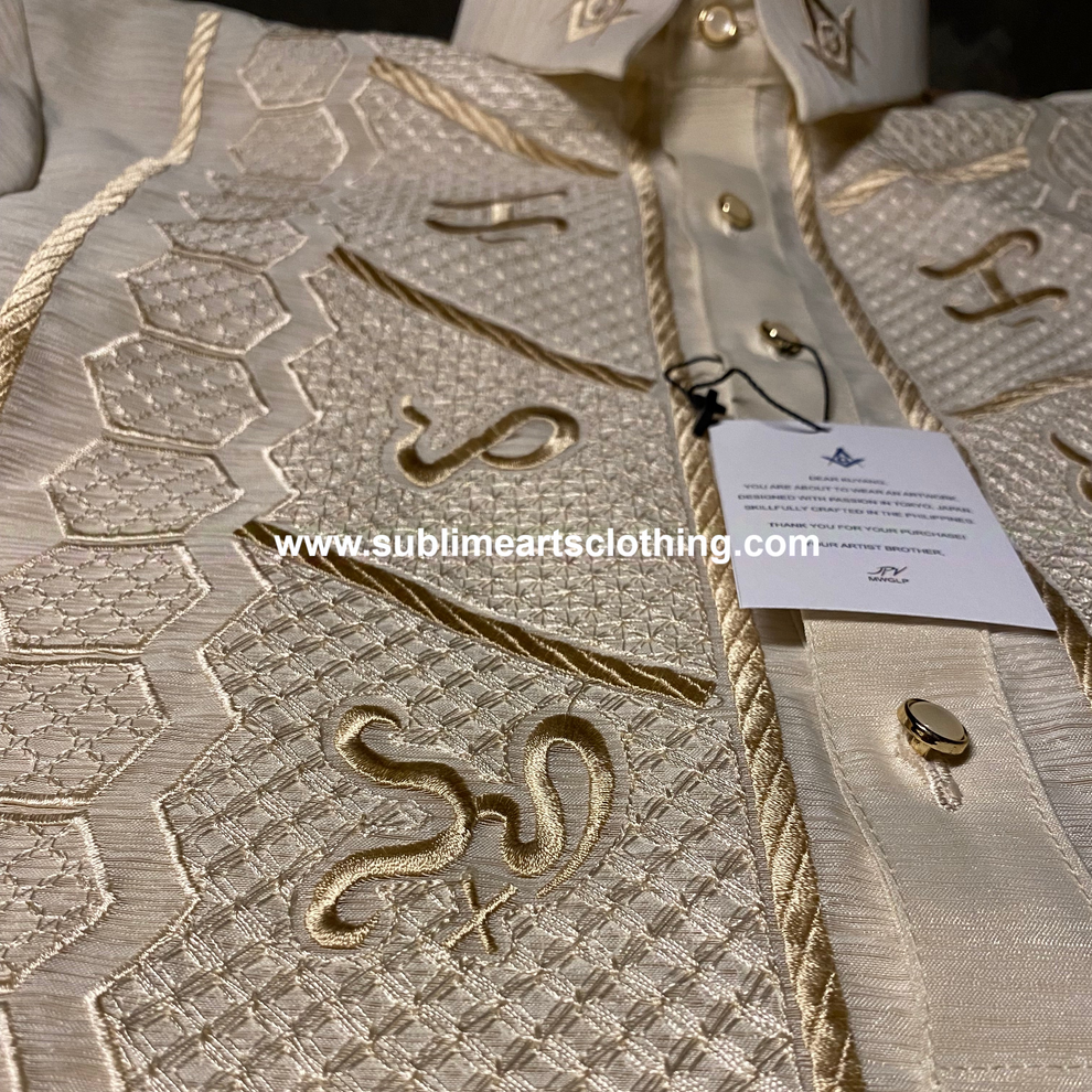 PREMIUM MASONIC BARONG JJJ SERIES 2 TONE – Sublime Arts Clothing