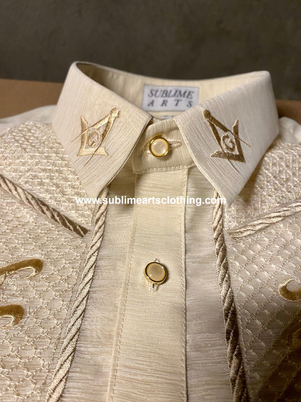 PREMIUM MASONIC BARONG JJJ SERIES 3 TONE – Sublime Arts Clothing