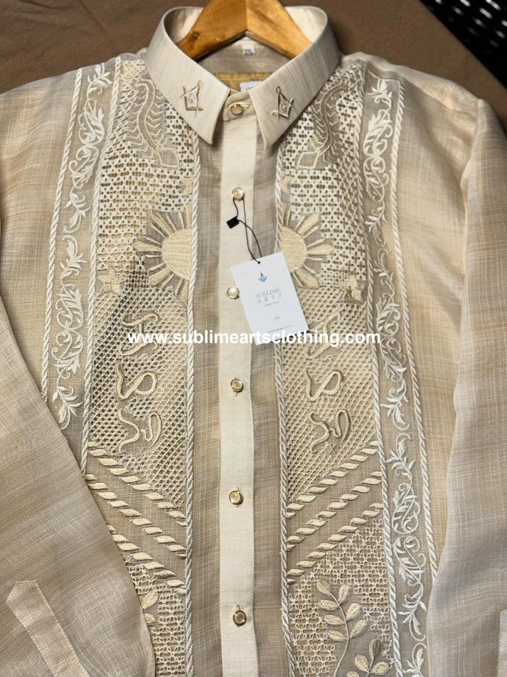 PREMIUM MASONIC BARONG TAGALOG Elías – Sublime Arts Clothing