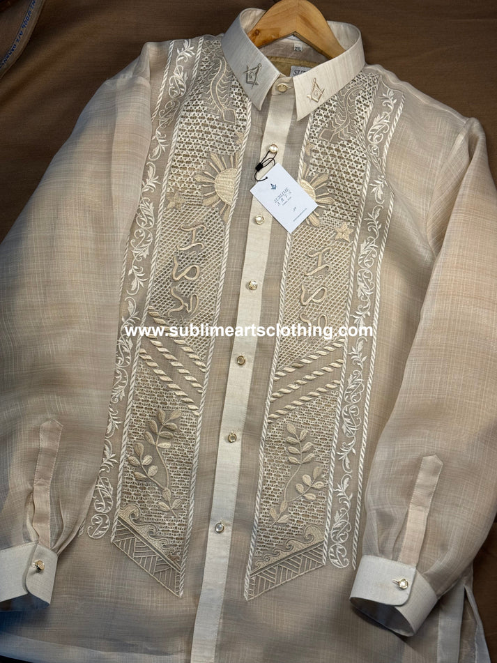 PREMIUM MASONIC BARONG TAGALOG Elías – Sublime Arts Clothing