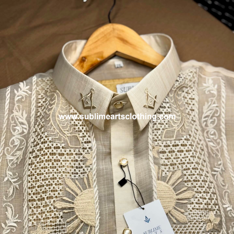 PREMIUM MASONIC BARONG TAGALOG Elías – Sublime Arts Clothing